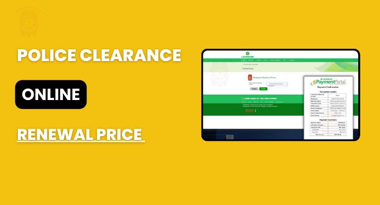 National Police Clearance Renewal online in the Philippine