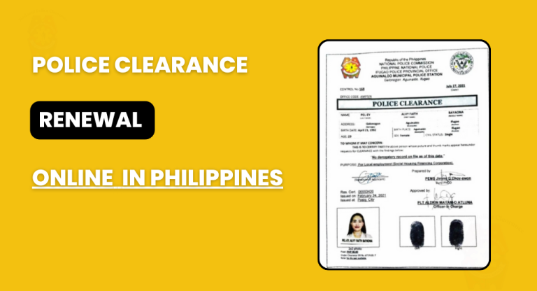 National Police Clearance Renewal online in the Philippine